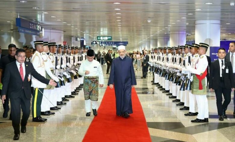 The Grand Imam Arrives in Malaysia at the Invitation of the Malaysian ...